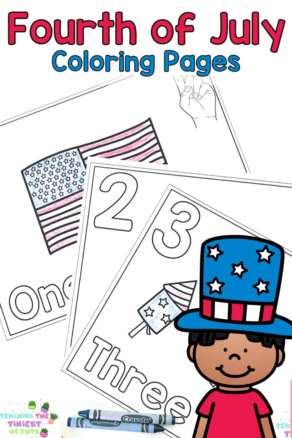 4th of July Coloring Pages Preschool Math Activities – Kimmy's ...