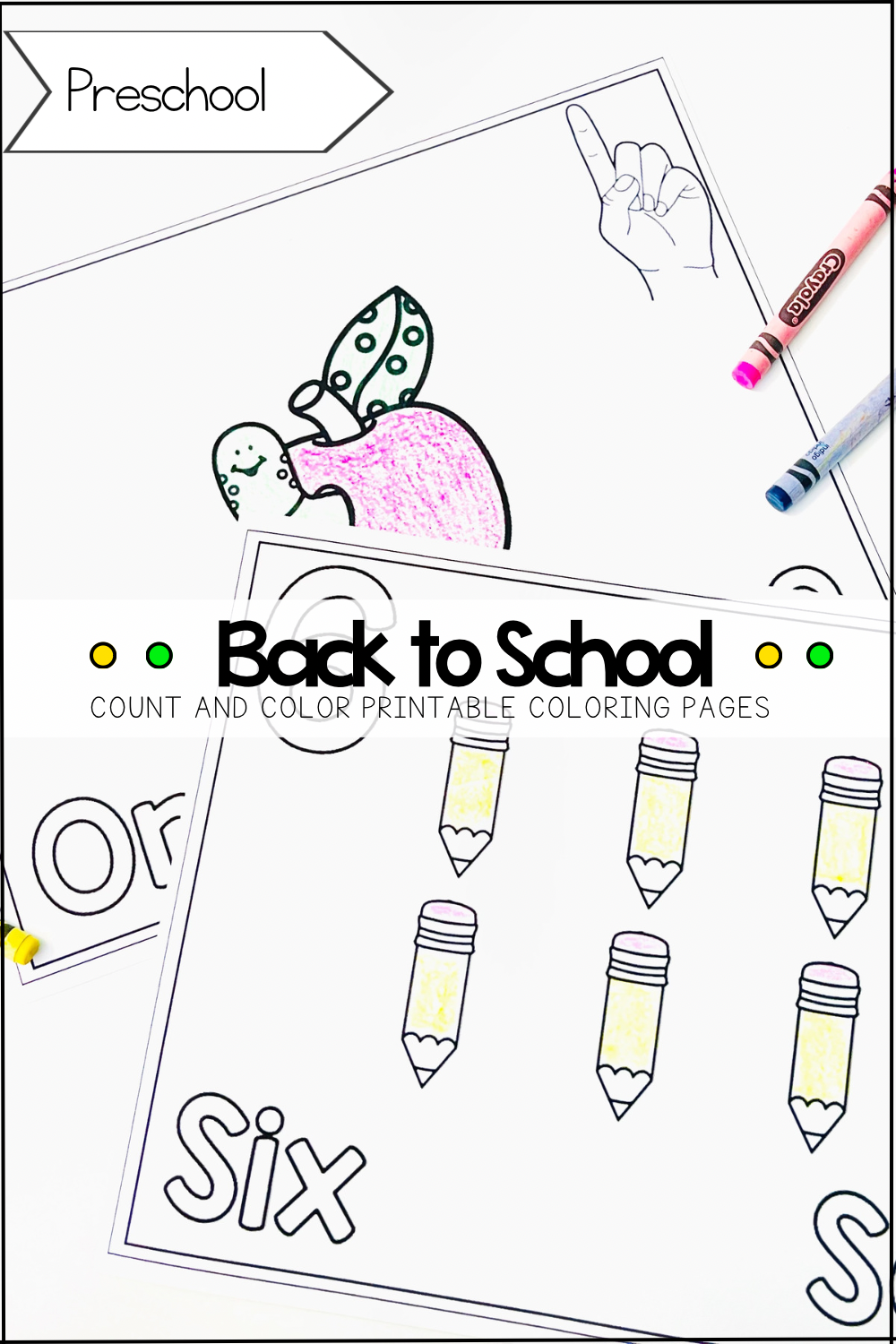 Terrific Easy New Back To School Coloring Pages - Kimmy's Kindergarten ...